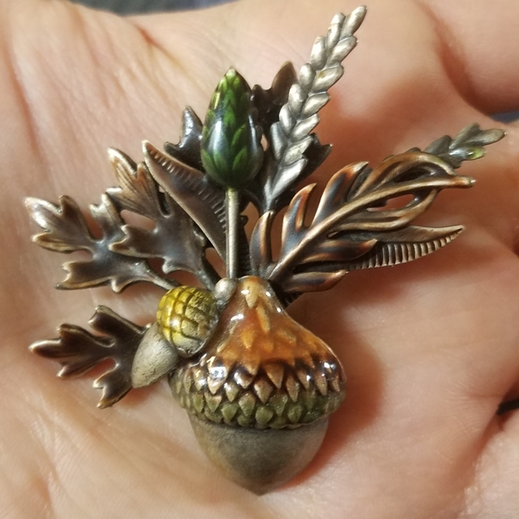 Jewelry | 2 For 13 Vintage Acorn Brooch Pin | Poshmark